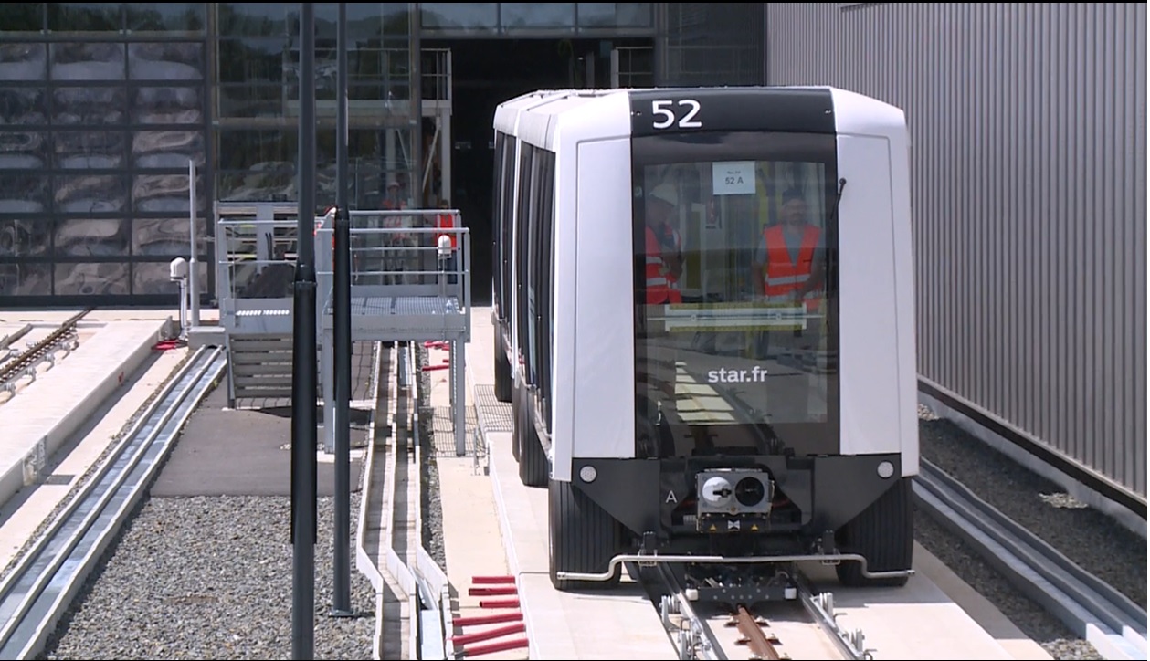 4 avril 2019 – Métro de Rennes, comparatif entre les rames CityVal de ...