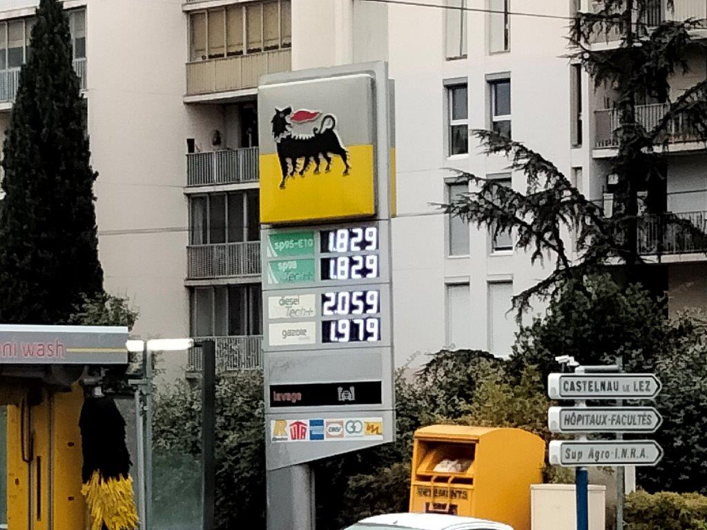 8 octobre 2022 – Le prix au litre de l’essence SP98 serait-il en passe ...