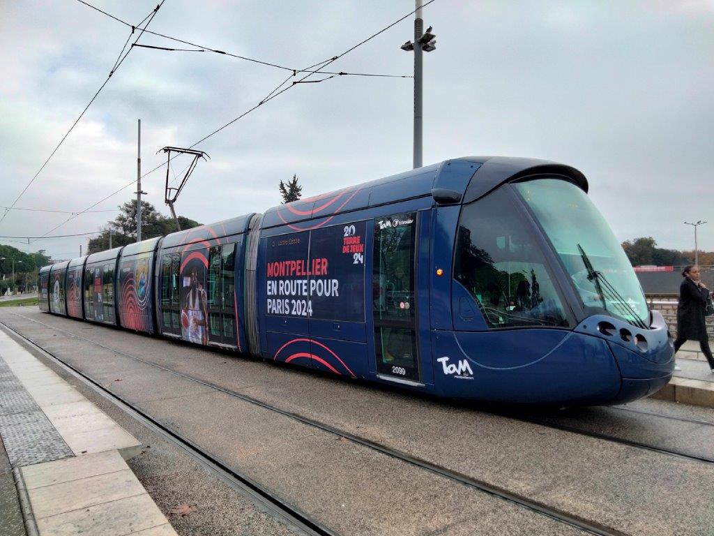14 décembre 2022 – La rame 2099 Citadis 402 Alstom multiligne habillée ...