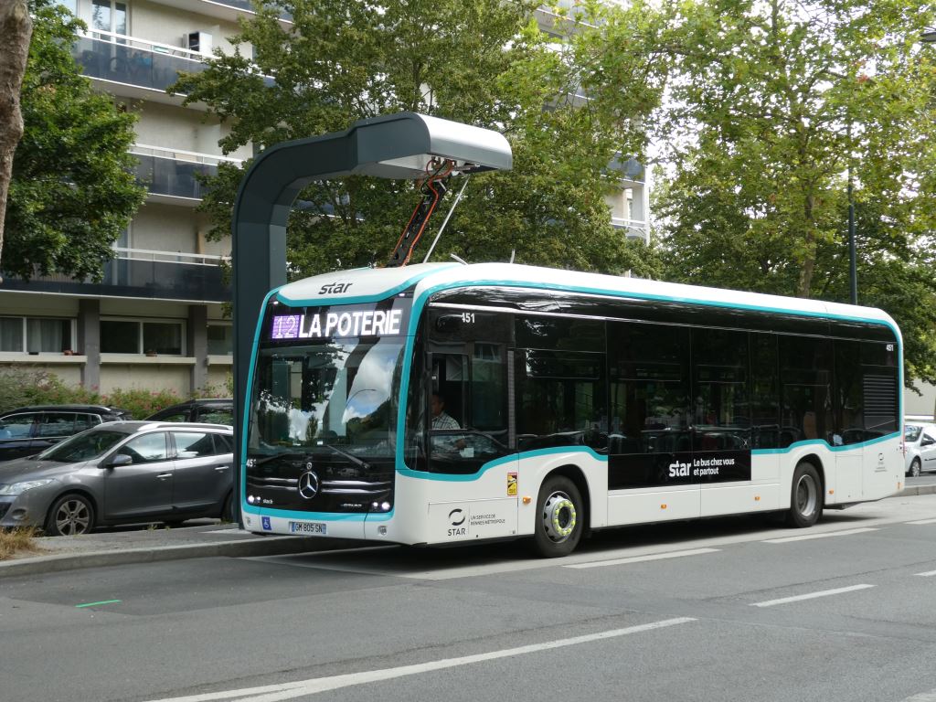 17 juillet 2023 – A Rennes, l’électrification totale des lignes de bus ...