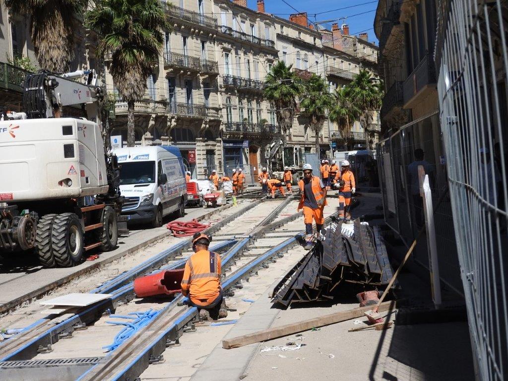 6 juillet 2024 – A Montpellier, à la jonction des boulevards du ...
