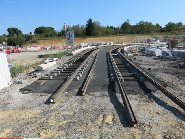 23 juillet 2024 – Future ligne 5 de tramway de Montpellier : des voies ...