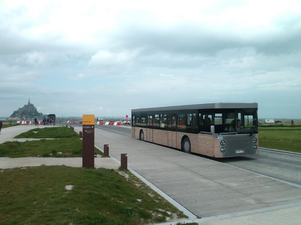 31 décembre 2024 – Le pont-passerelle du Mont-Saint-Michel est ouvert à ...